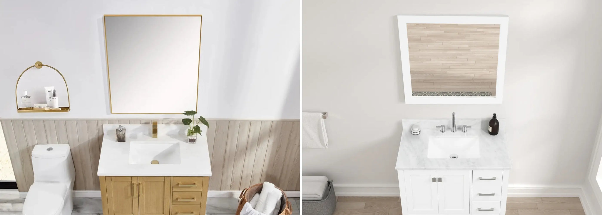 Bathroom Mirrors Without Lights | Non-LED Vanity Mirrors | Vanity Plus