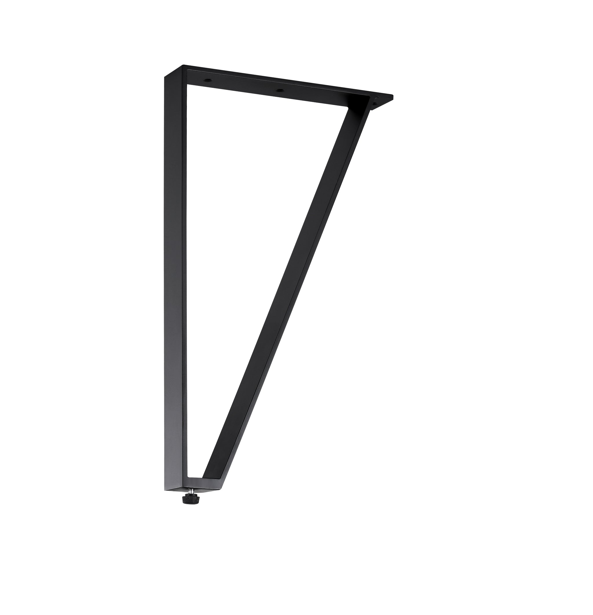 12" Metal Legs – Matte Black | Vanity Plus